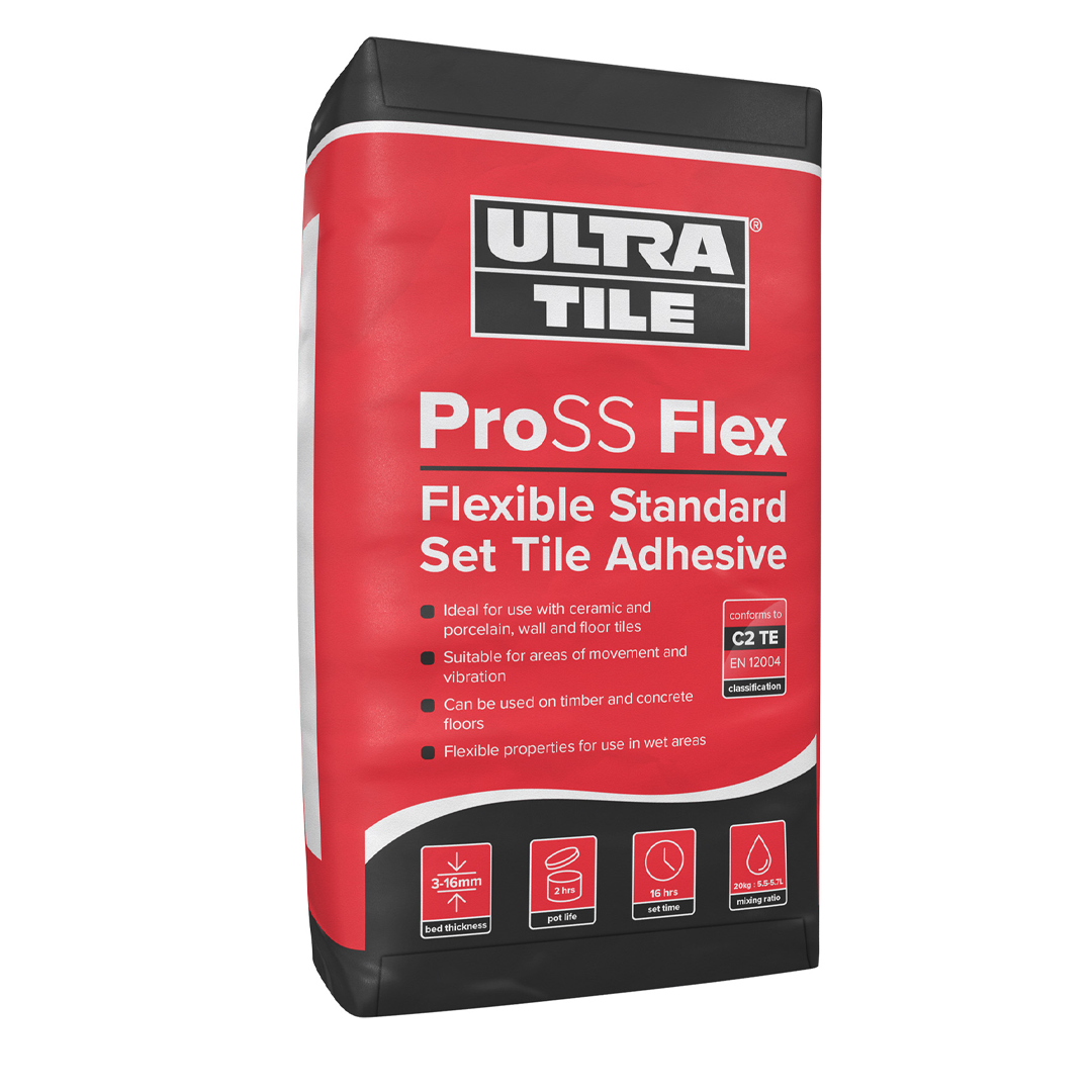 Ultra TileFix Standard Set Flexible Grey 20kg Adhesive | Tilers Gear